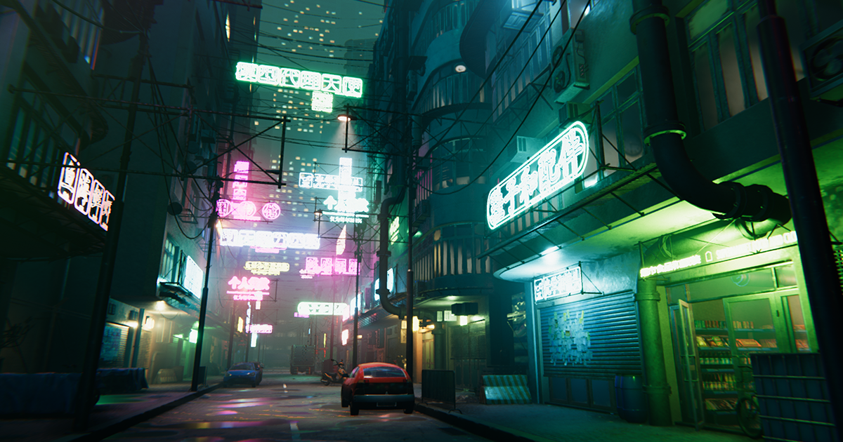Neon City Complete Pack | 3D Urban | Unity Asset Store