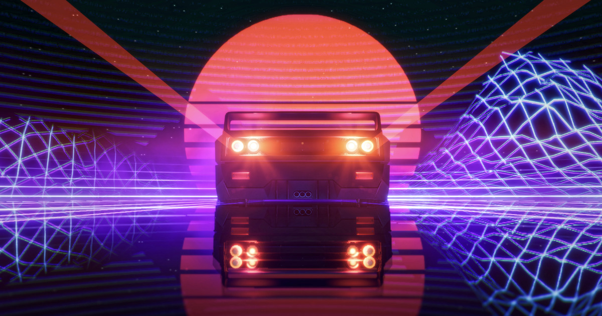 RETROWAVE SKIES - Dynamic Synthwave Skybox Asset Pack | VFX Shaders ...