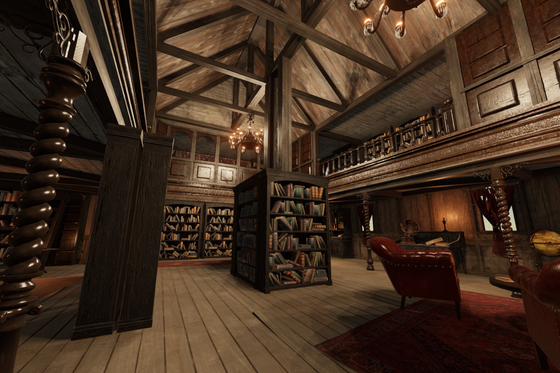 Old Vintage Library | 3D Historic | Unity Asset Store