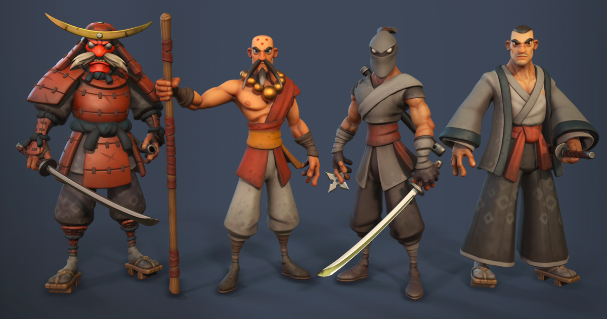 Jade Character Bundle - Mobile | 3D Characters | Unity Asset Store