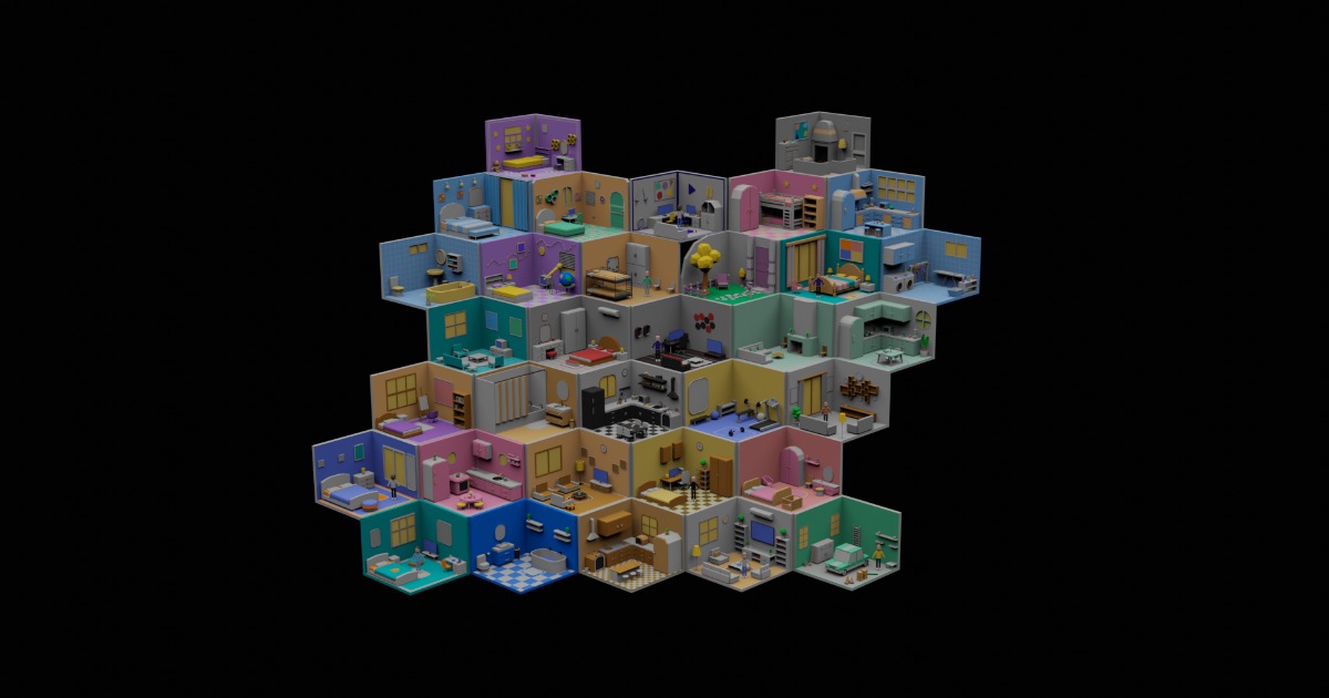 Simple Poly Rooms And Characters | 3D 環境 | Unity Asset Store