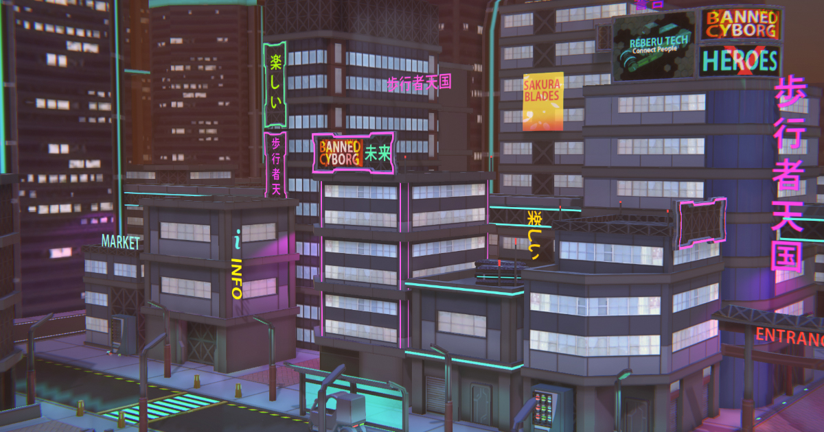 Future mobile city | 3D Sci-Fi | Unity Asset Store