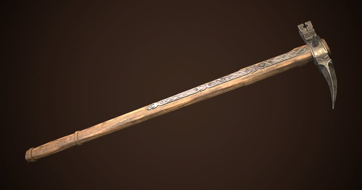 Bec de corbin (battle hammer) No.01 | 3D Weapons | Unity Asset Store