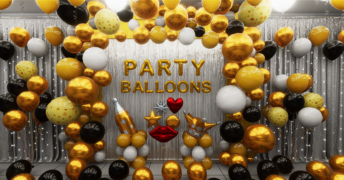 Party Balloons | 3D Interior | Unity Asset Store
