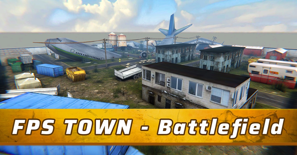 FPS Town - Realistic Battlefield | 3D Environments | Unity Asset Store