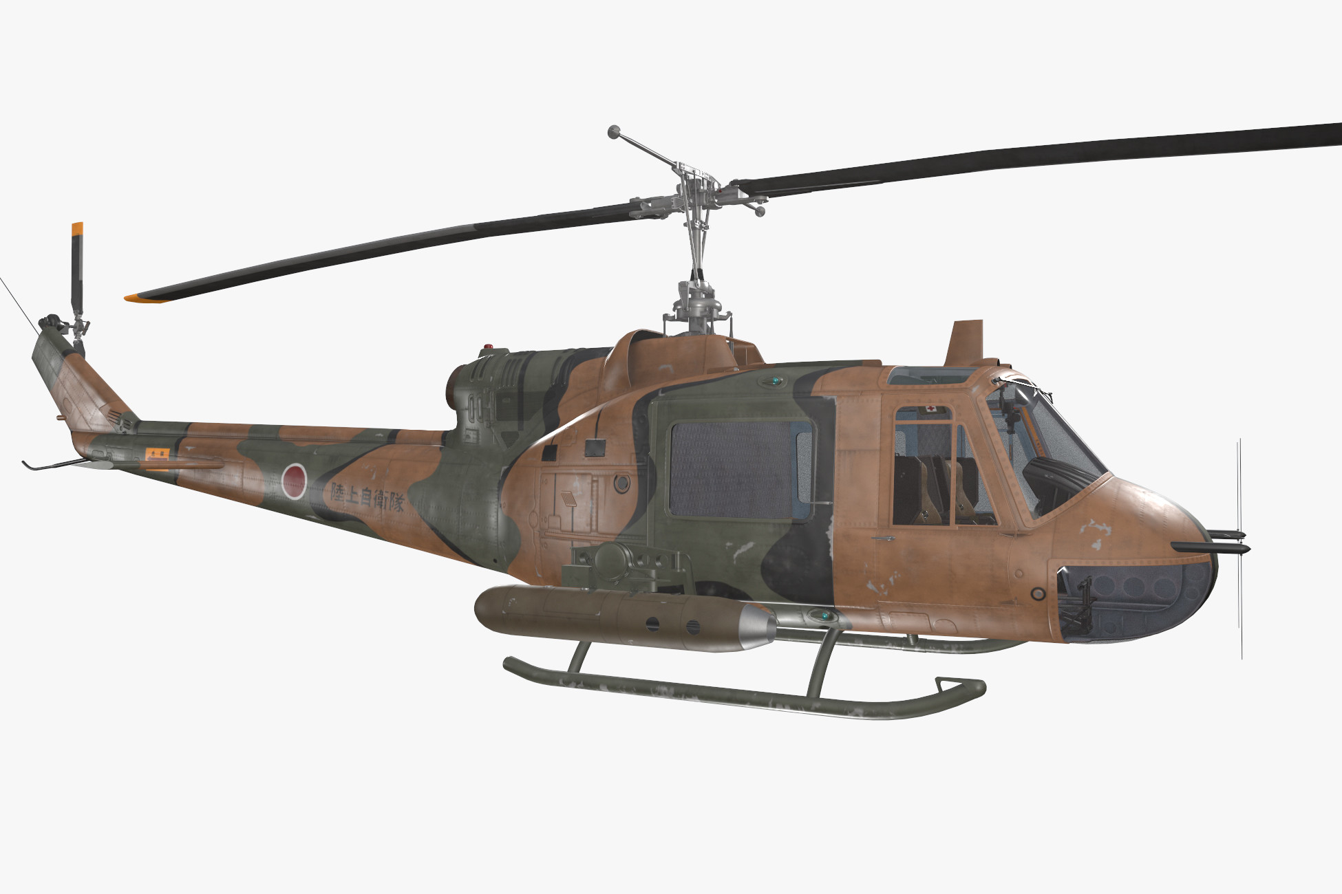 UH-1B JGSDF 2 Basic Animation | 3D Air | Unity Asset Store