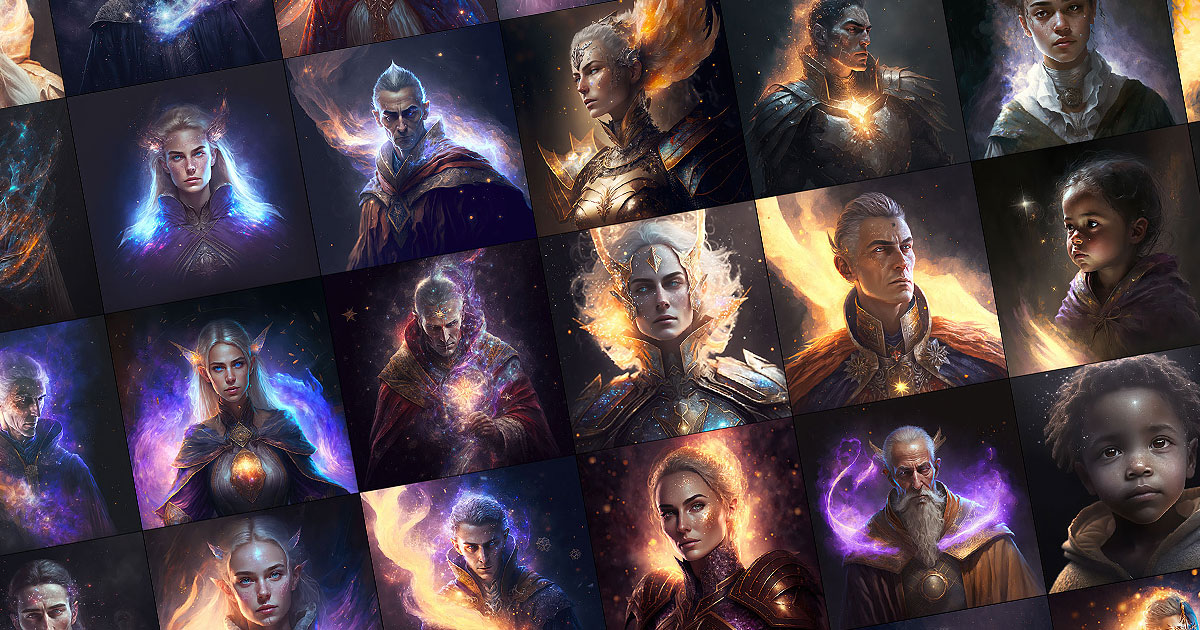 Galaxy Dust - Fantasy Humans 4 - FPS / RPG / Icon Pack | 2D Icons ...