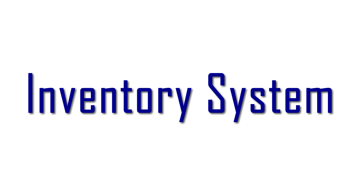 Inventory System | GUI Tools | Unity Asset Store