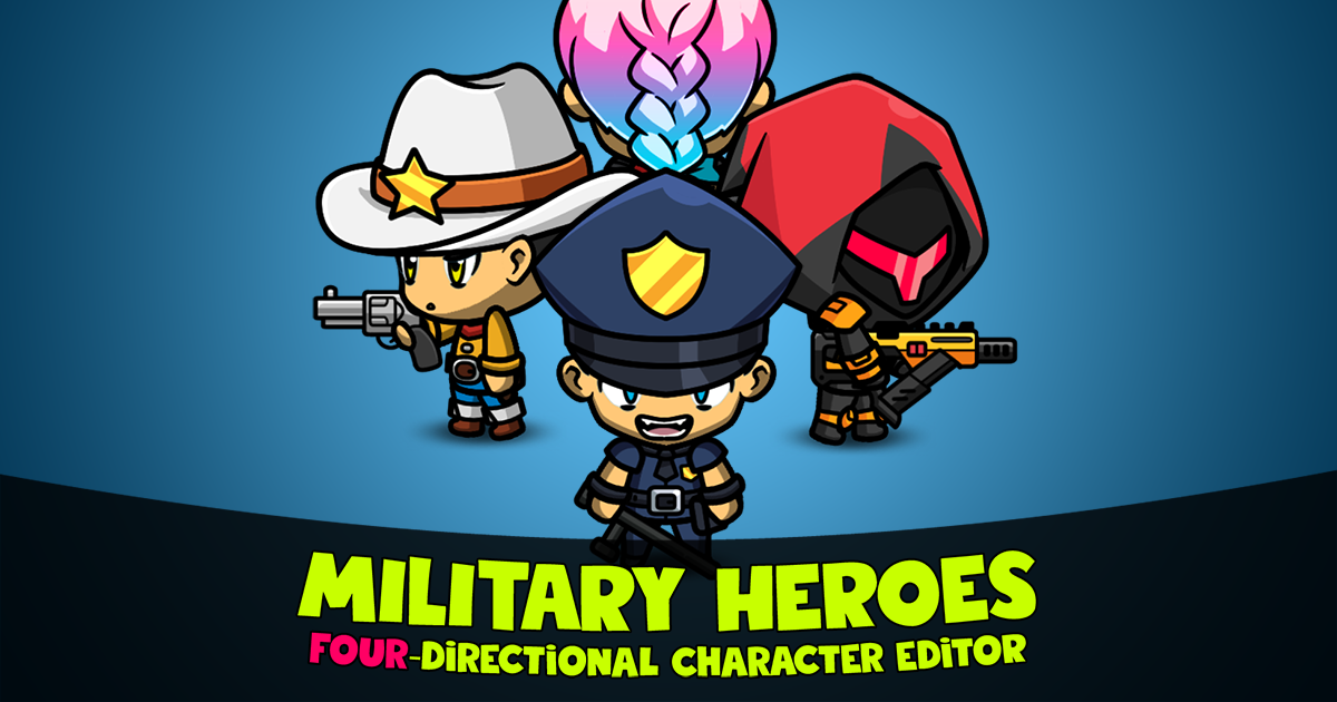 Character Maker 4D [Military] | 2D Characters | Unity Asset Store