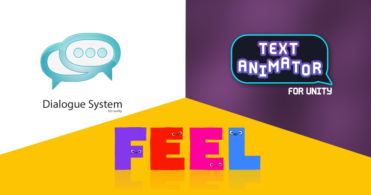 Feel + Text Animator + Dialogue System Bundle Demo Scene | Particles ...