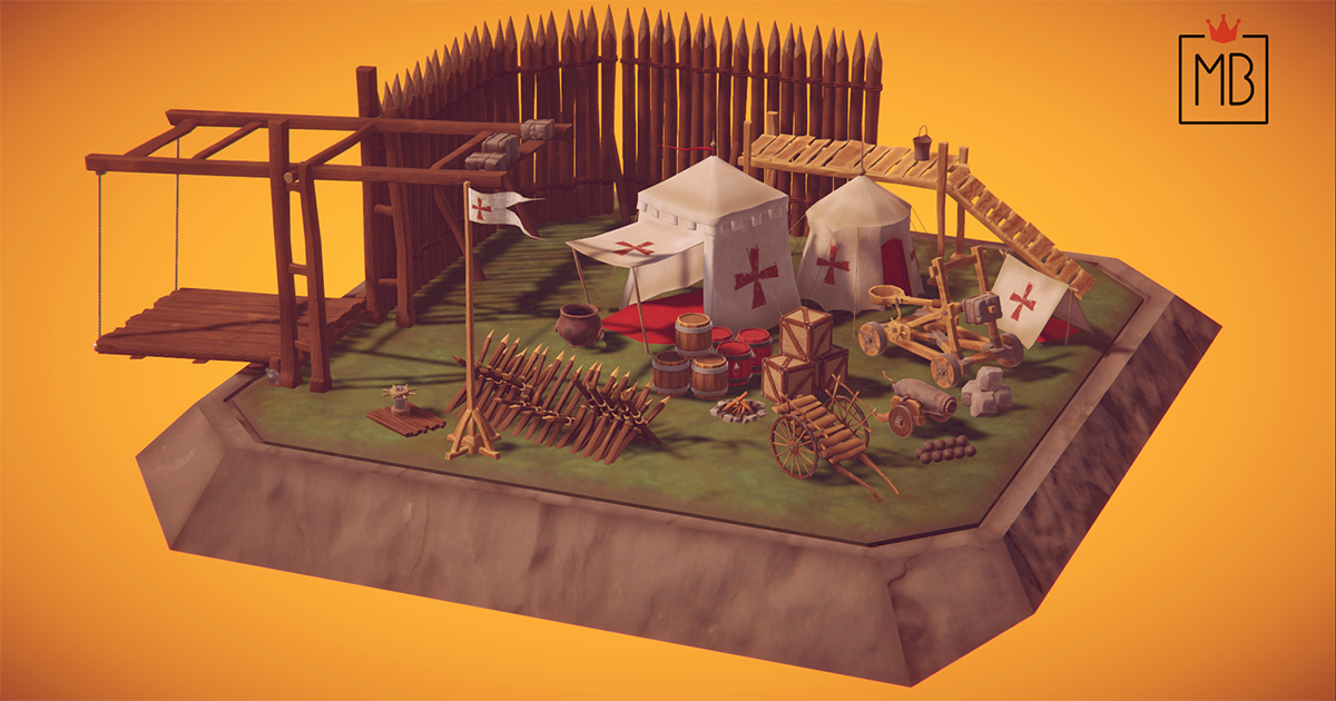 Stylized Camp pack | 3D Props | Unity Asset Store
