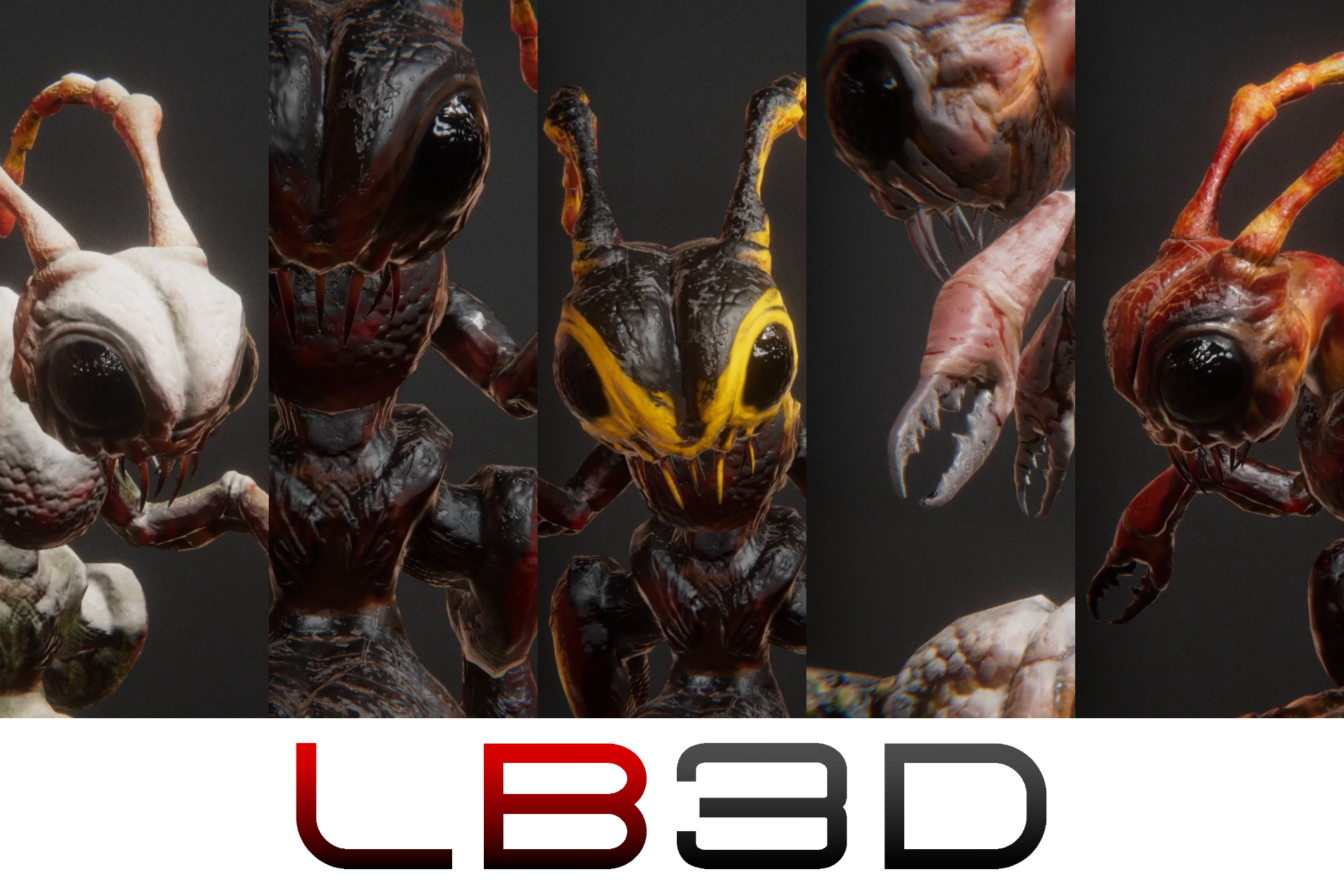 Lance Ant, Morbidly Scary Game Enemy | 3D Creatures | Unity Asset Store