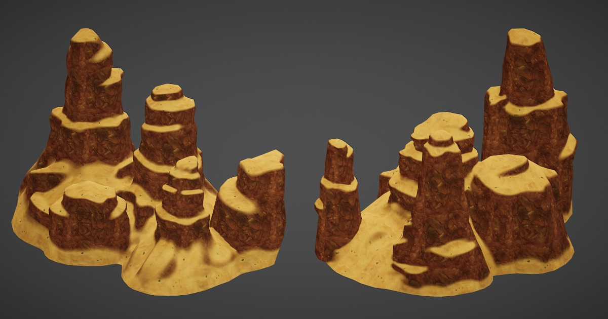 Stylized Rocks and Boulders 3 | 3D 주변환경 | Unity Asset Store