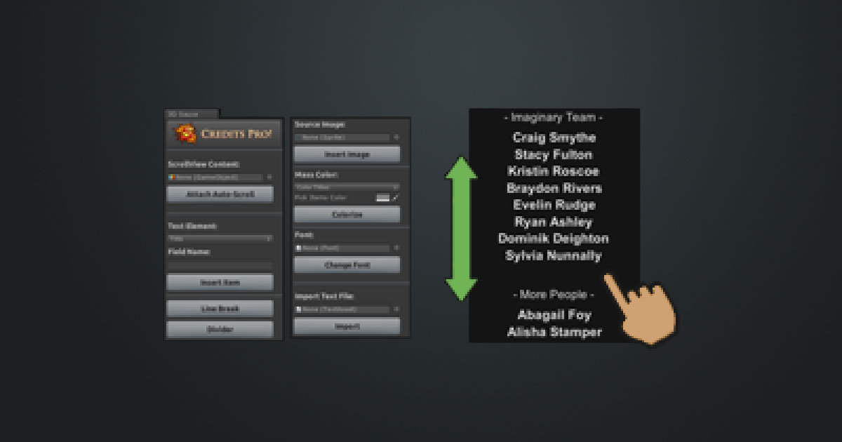 Credits Pro! | GUI Tools | Unity Asset Store