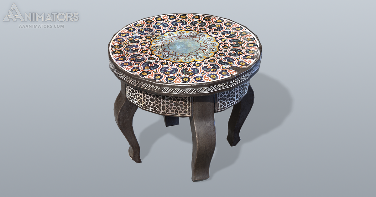 Low Poly Table 05 | 3D Furniture | Unity Asset Store