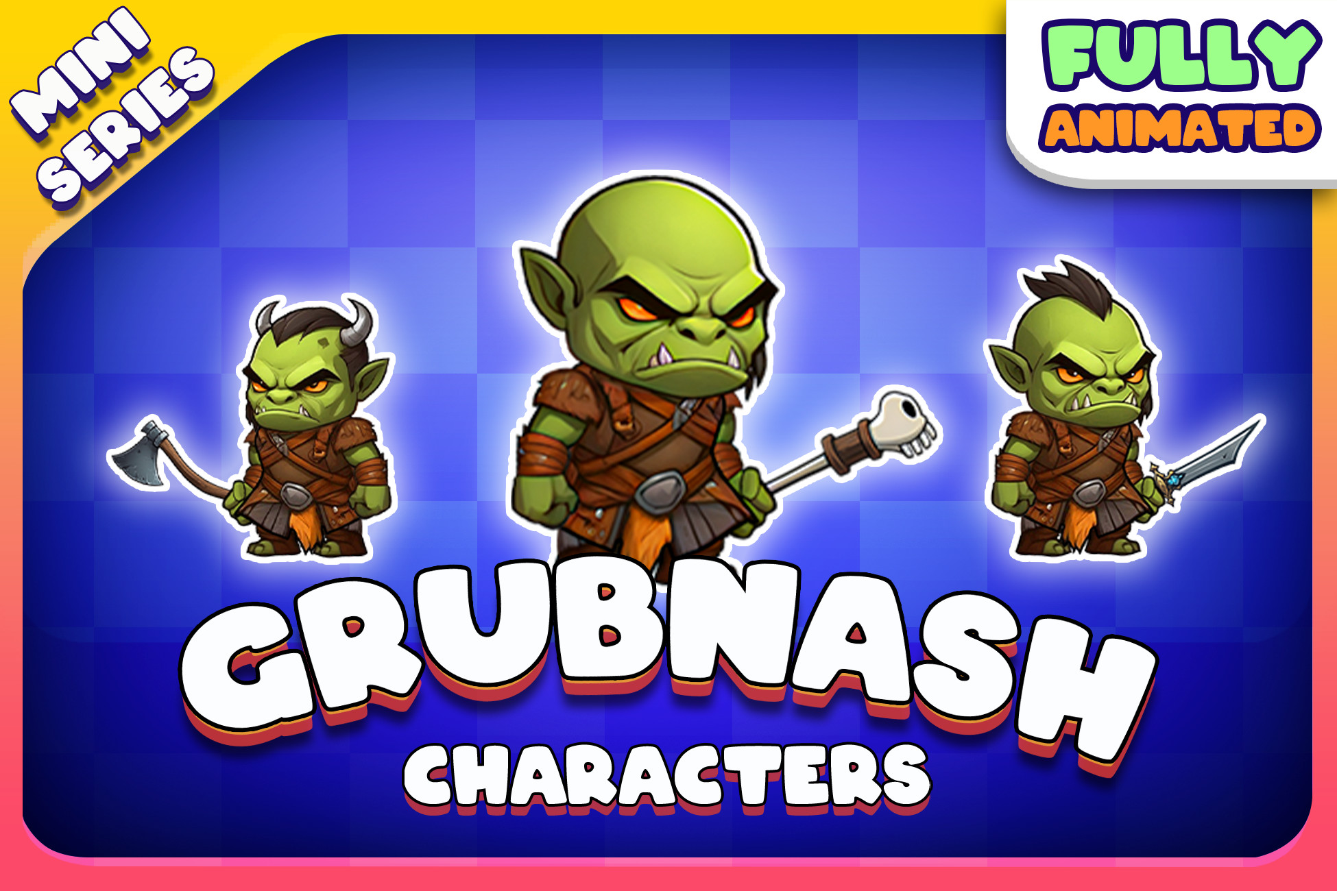 Grubnash 2D Animated Character (Spriter) | 2D Characters | Unity Asset Store