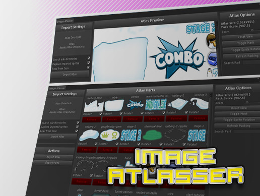 Image Atlasser Sprite Management Unity Asset Store 2459