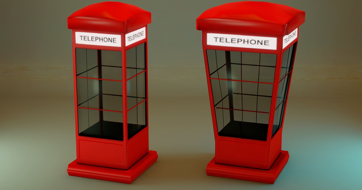 London's Red Icon - Stylized Phone Booth (Low Poly/Mobile) | 3D Props ...