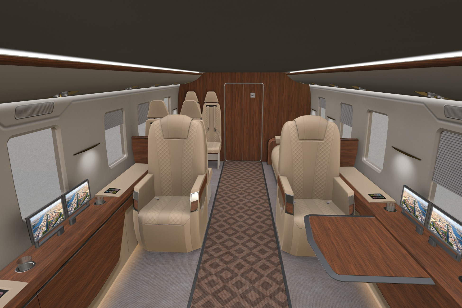 Mil Mi-8 / Mi-17 VIP Interior | 3D Air | Unity Asset Store