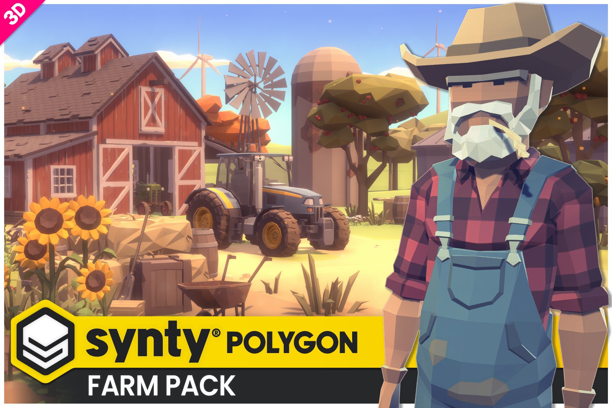 Polygon Farm Low Poly 3d Art By Synty 3d Industrial Unity Asset Store