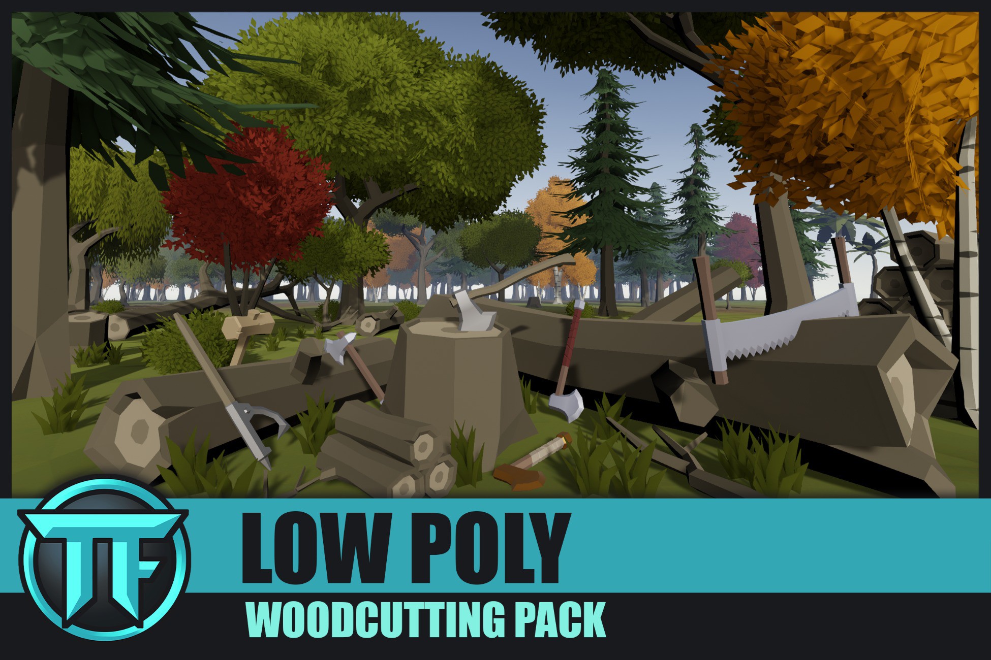 LOW POLY - Woodcutting Pack | 3D Environments | Unity Asset Store