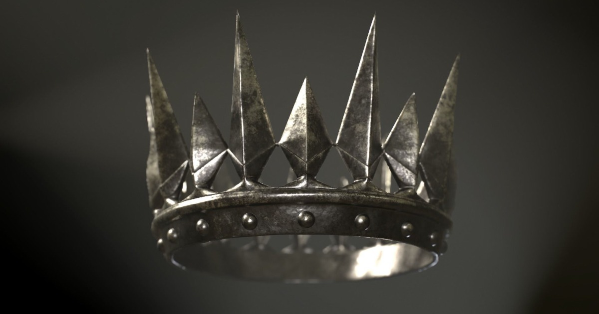 Old Medieval Dark Crown | Props | Unity Asset Store