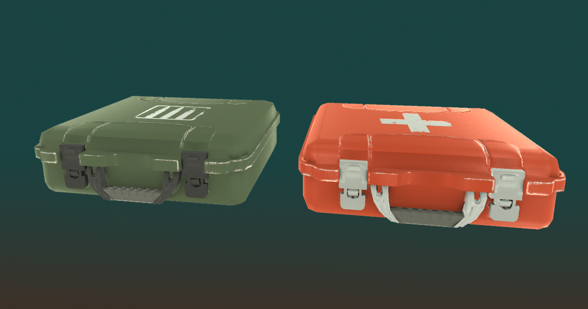 PBR Medkit and Ammo Box | 3D | Unity Asset Store