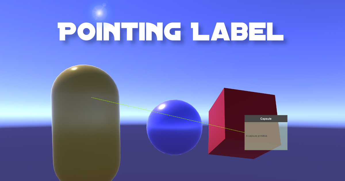 Pointing Label | GUI Tools | Unity Asset Store