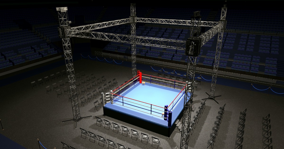 Boxing Arena | 3D Interior | Unity Asset Store