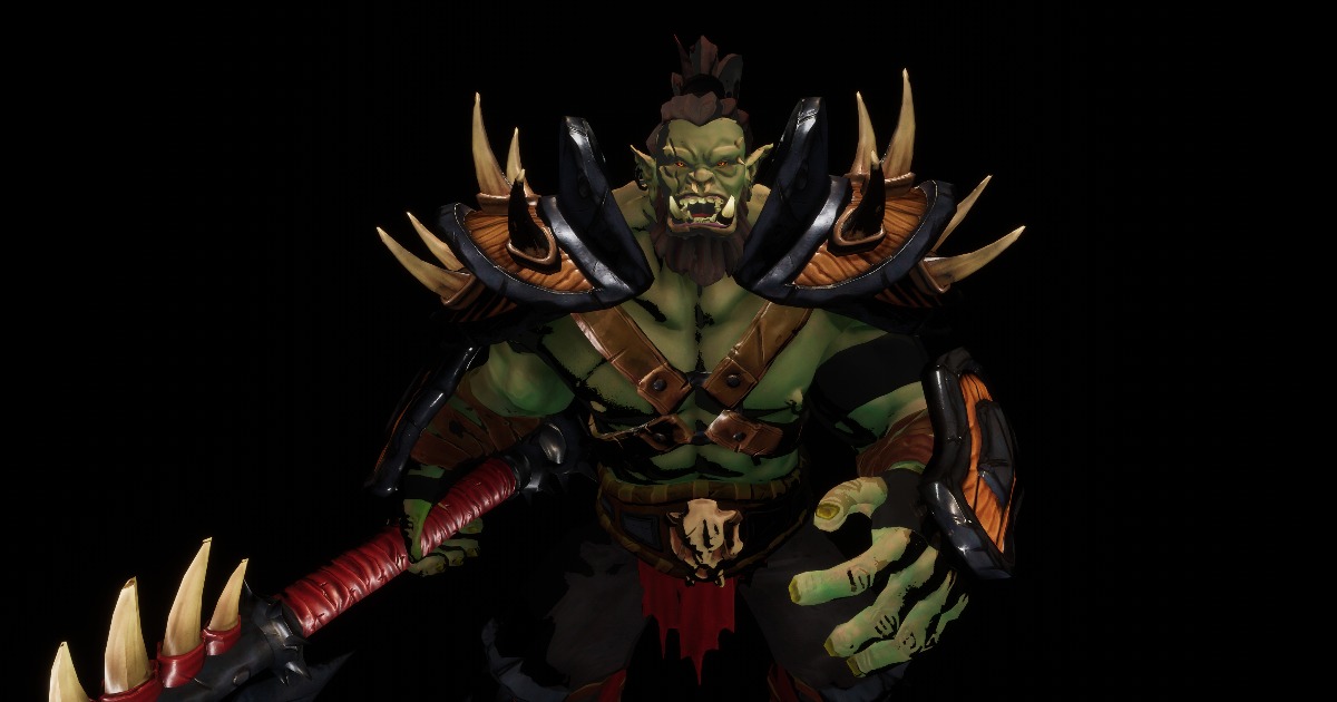 Stylized Ork Warrior | Characters | Unity Asset Store