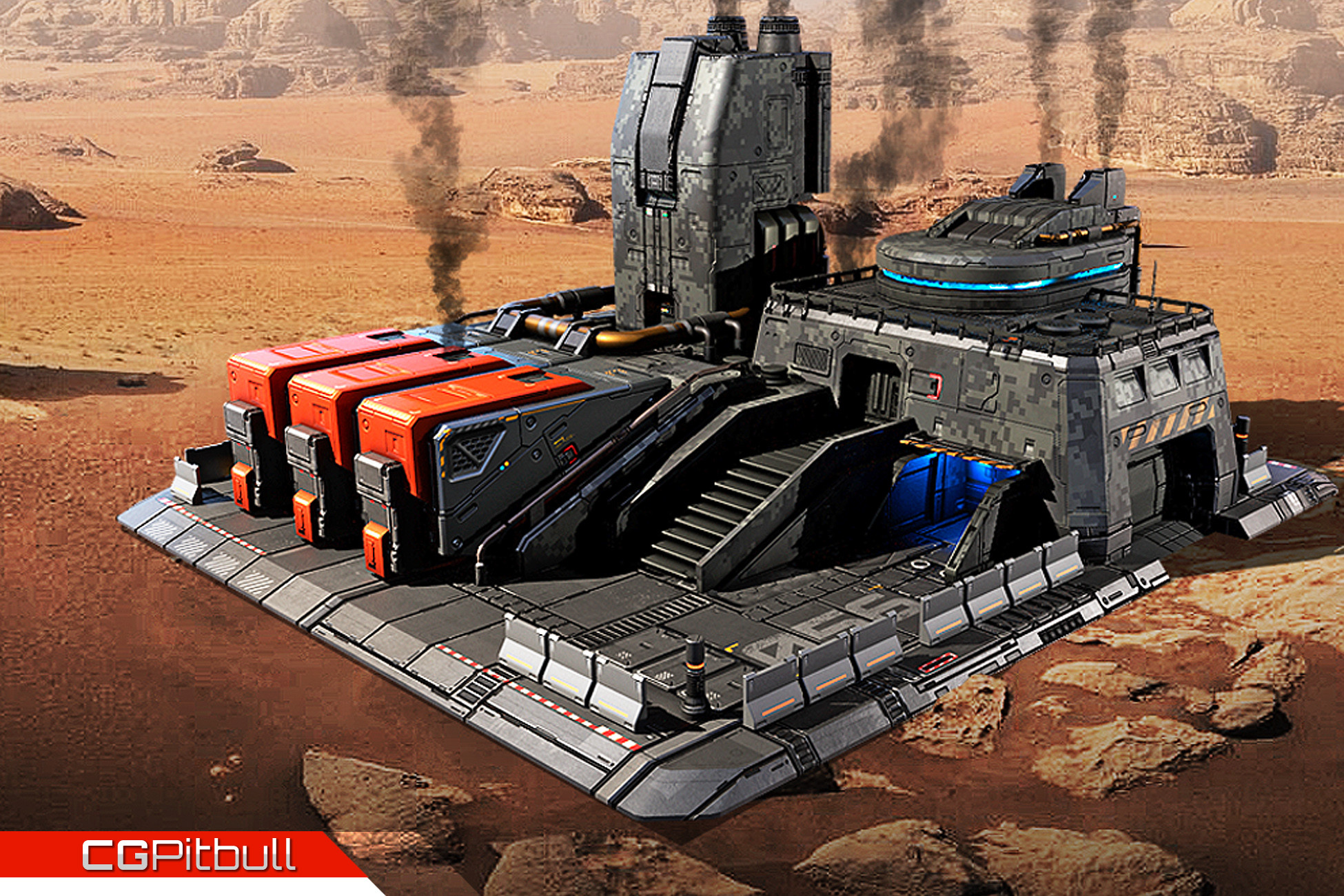 RTS.15 - Factory | 3D Sci-Fi | Unity Asset Store