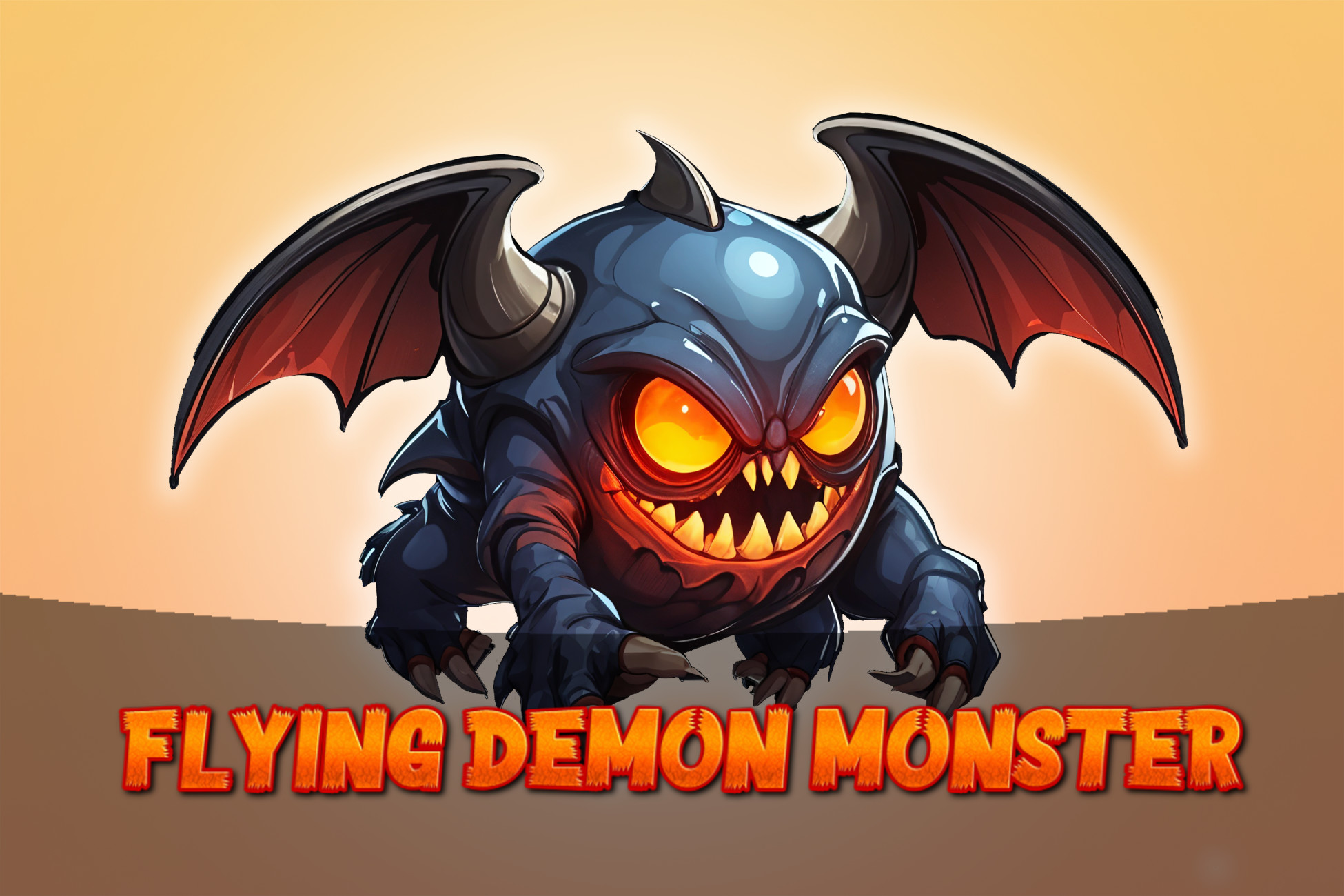 Flying Demon Monster 2D Animated Character (Spriter) | 2D Characters ...