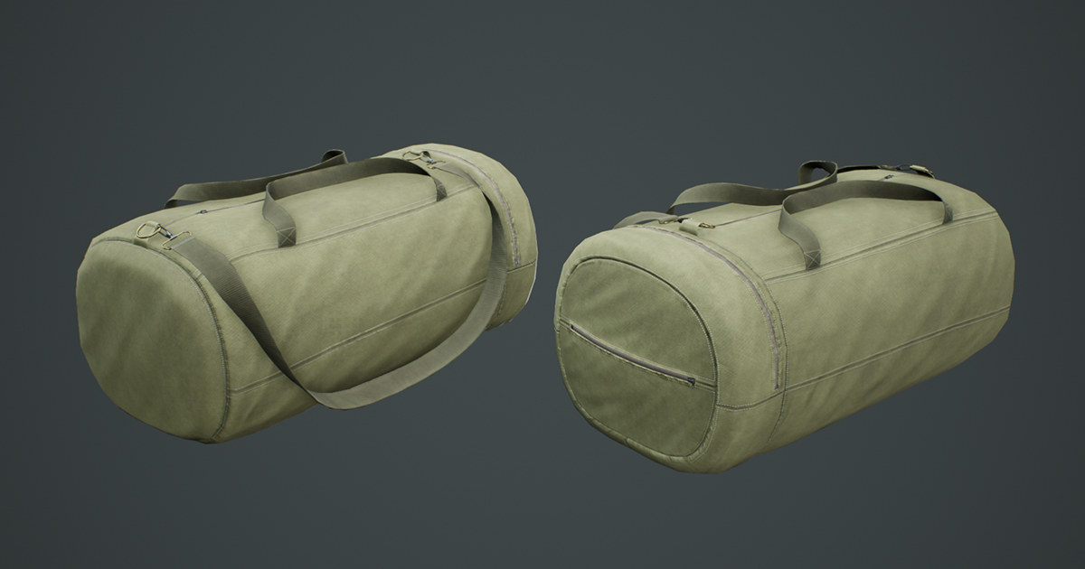 Survival Props Package - Military Bag | 3D Props | Unity Asset Store