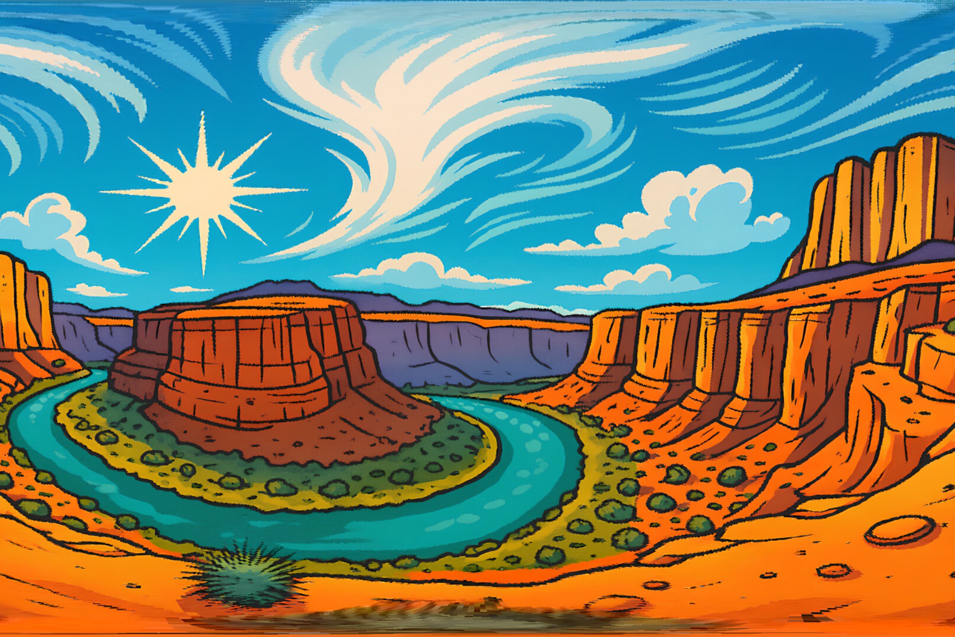 HDRI Anime Canyon Skyboxes | 2D Sky | Unity Asset Store