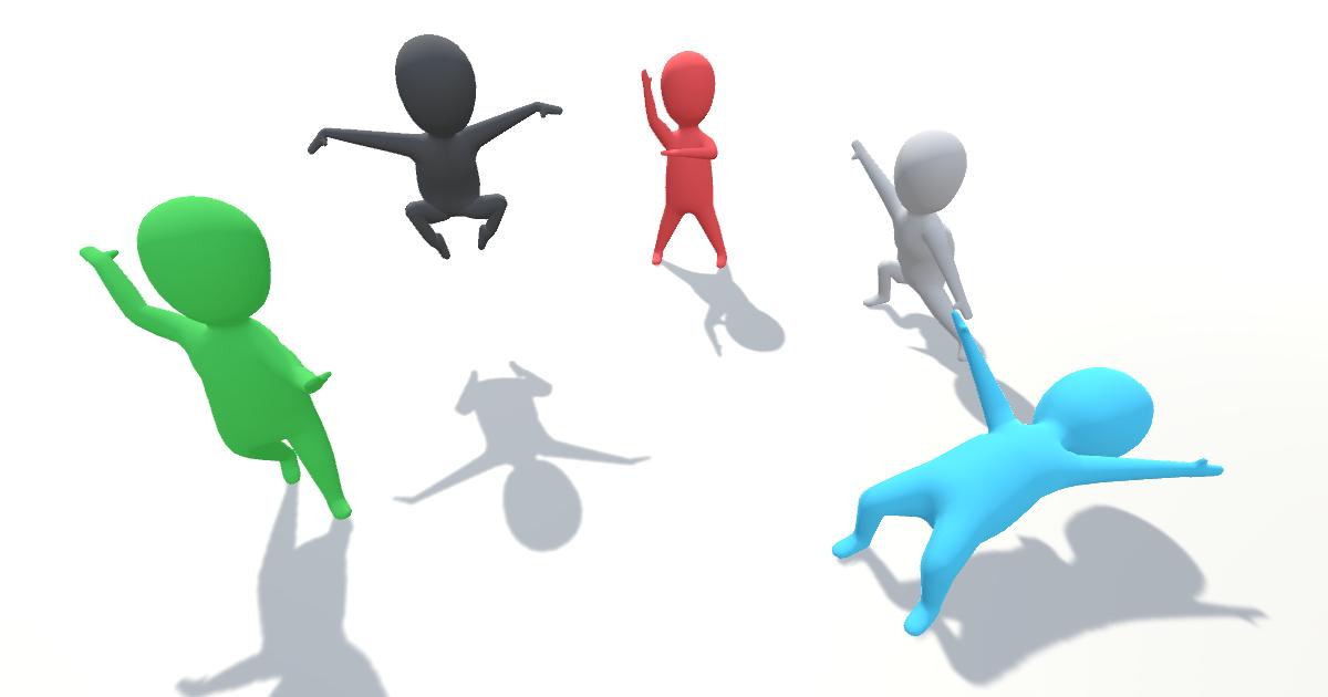 Hyper Casual Stickman | 3D 角色 | Unity Asset Store