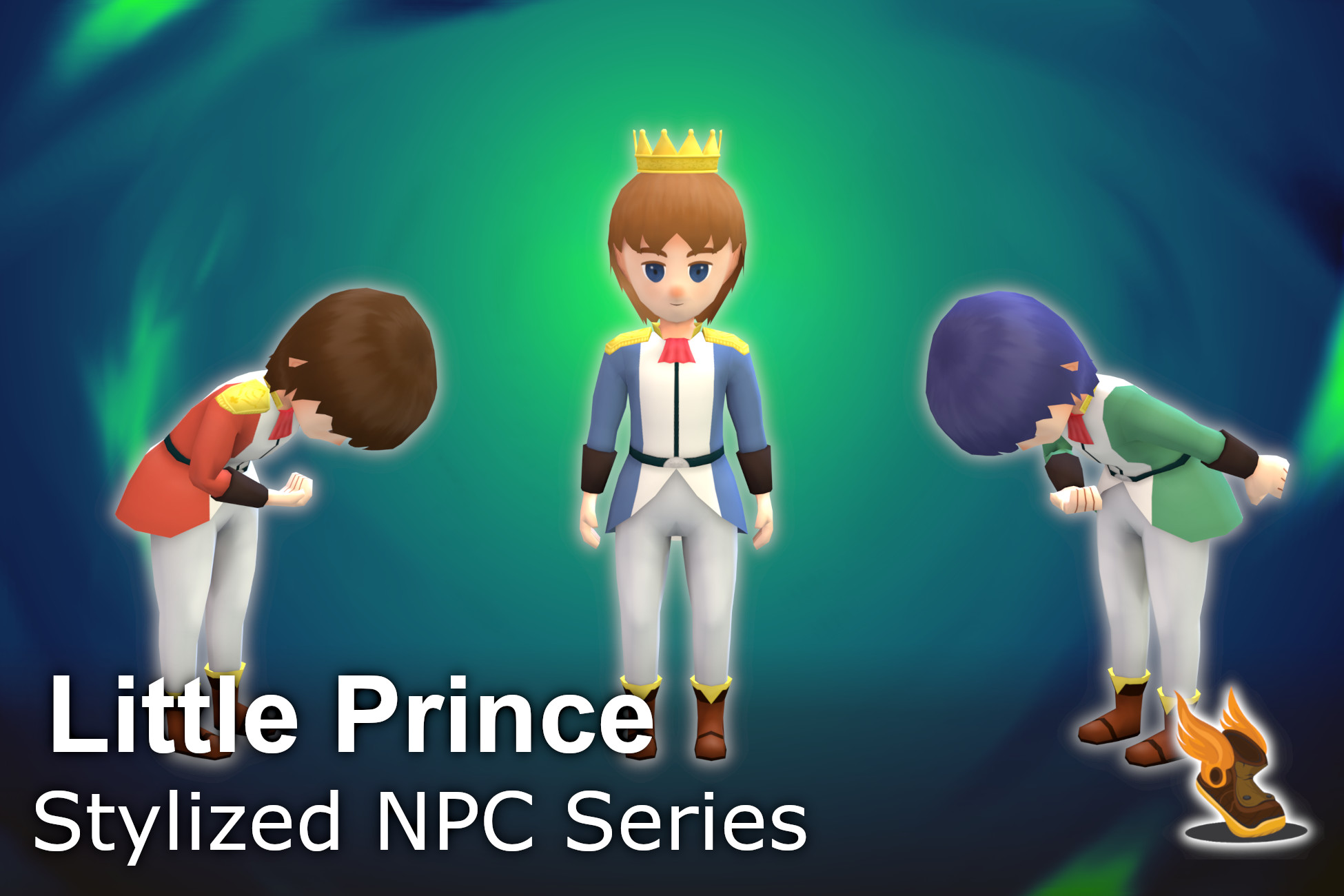 Stylized Npc Little Prince Characters Unity Asset Store 