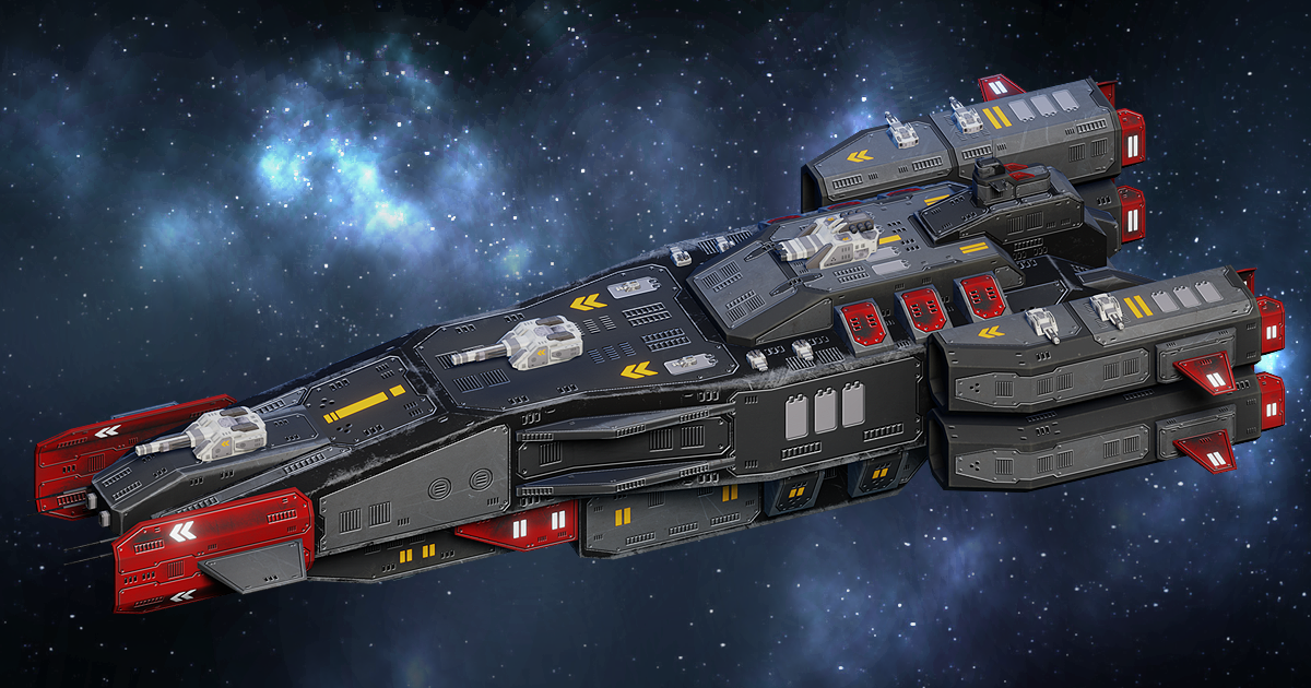 Spaceship Störtebeker Heavy Cruiser | 3D Space | Unity Asset Store