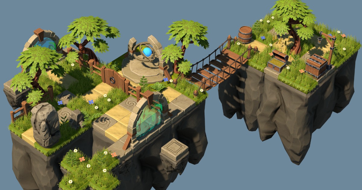 Isometric World 3D Vol1 | 3D Environments | Unity Asset Store