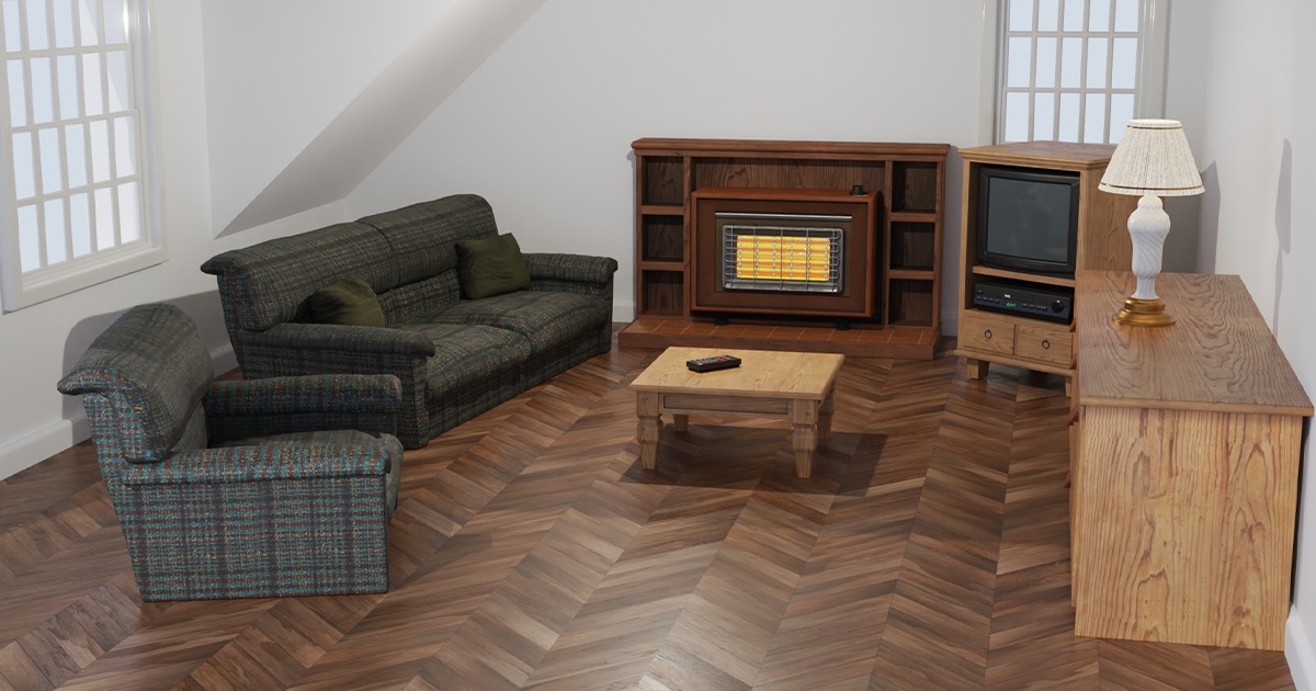 90s Living Room Items - HDRP | 3D Furniture | Unity Asset Store