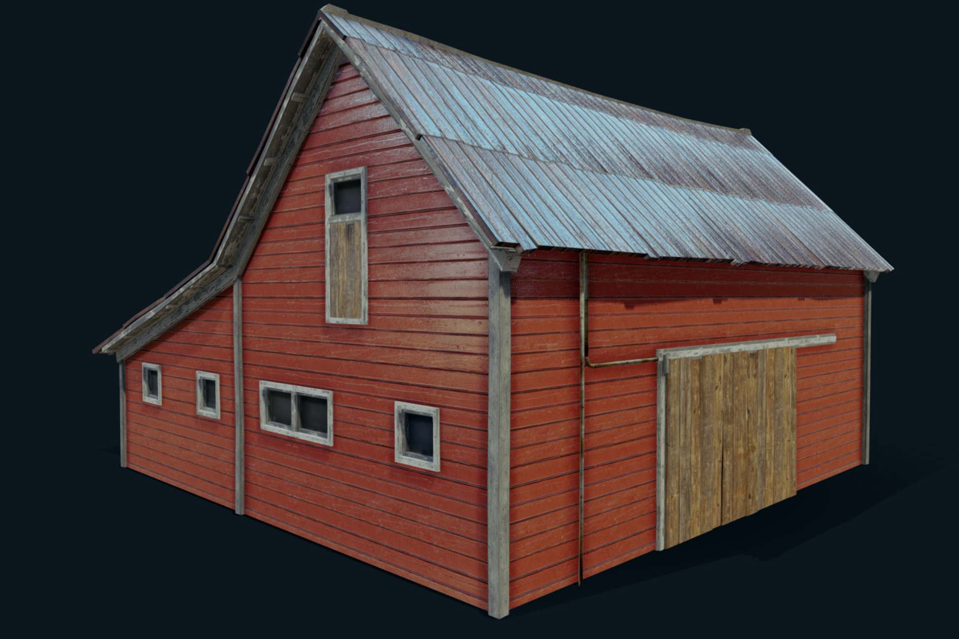Farm Red Barn | 3D Exterior | Unity Asset Store