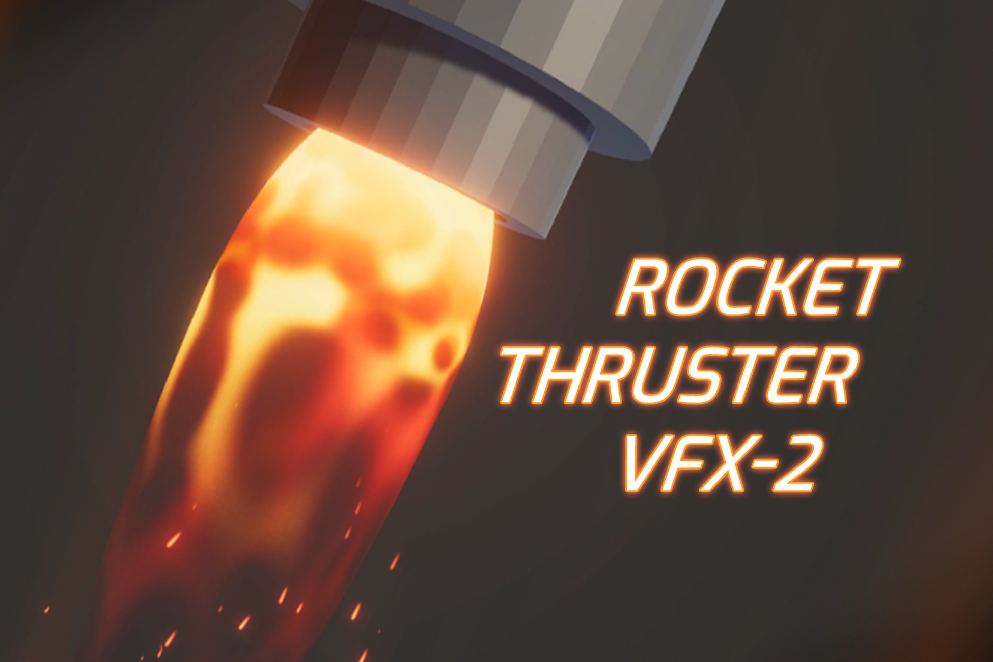 Sci-fi URP Rocket Thruster 02 VFX | VFX Particles | Unity Asset Store