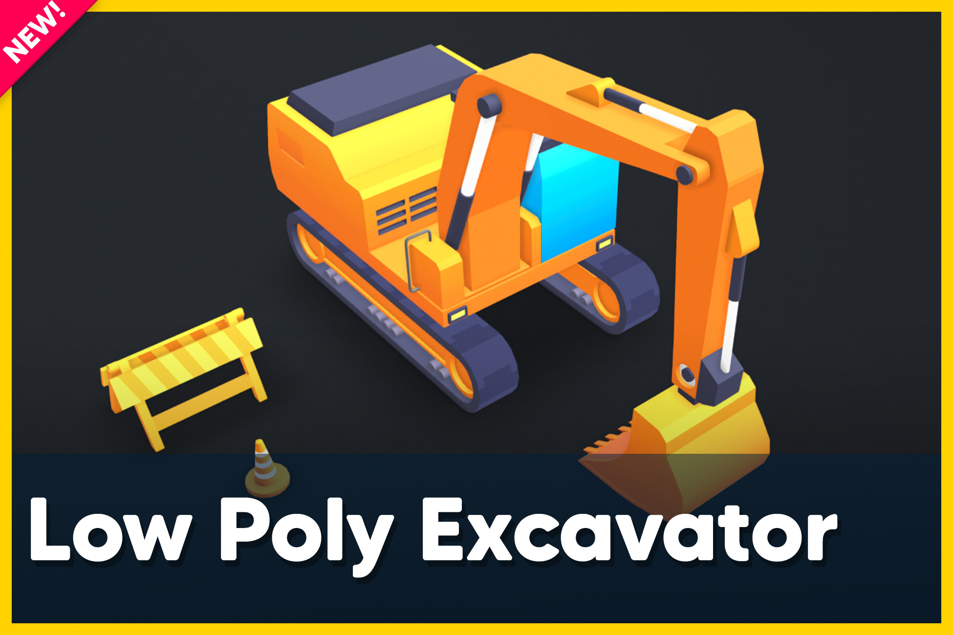 Low Poly Heavy Machinery Pack Demo | 3D Land | Unity Asset Store