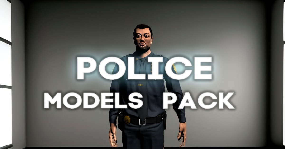 Police Models Pack | 3D 휴머노이드 | Unity Asset Store