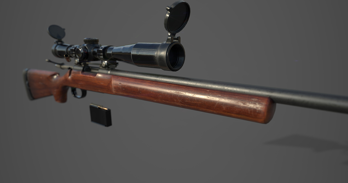 Patrick's PBR Packs- Sniper Rifle | 3D Guns | Unity Asset Store