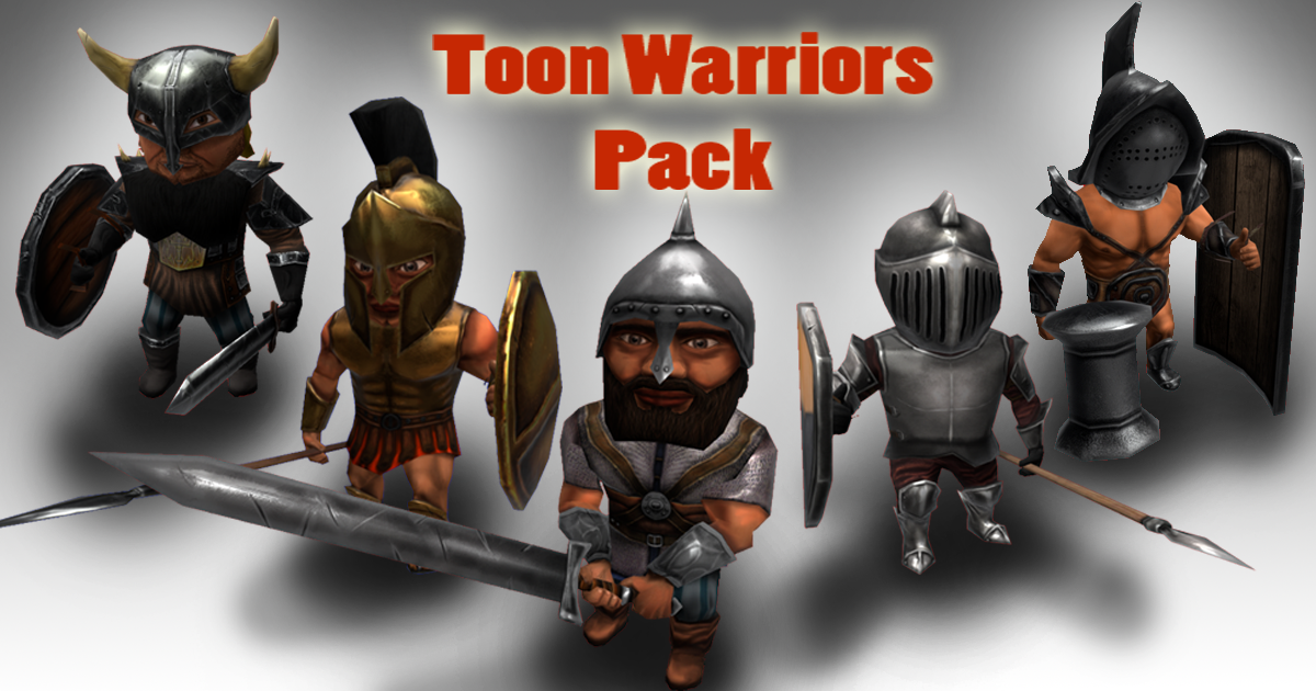 Toon warriors pack | 3D Characters | Unity Asset Store