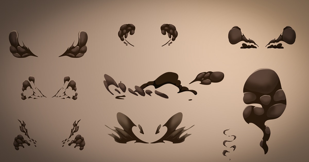 The 2D Animations Vol.1 - Dust | VFX Particles | Unity Asset Store