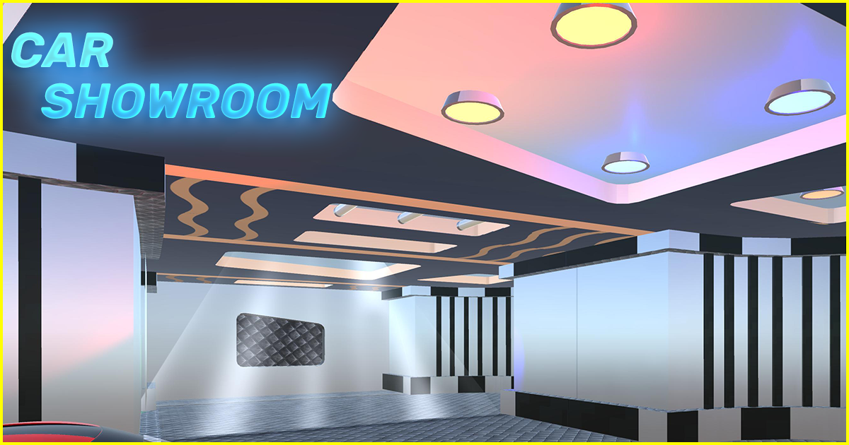 3D Stylish Underground Car Showroom | 3D Environments | Unity Asset Store