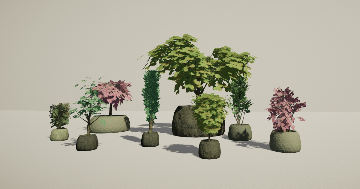 OWA Decor Plants 01 | 3D Props | Unity Asset Store