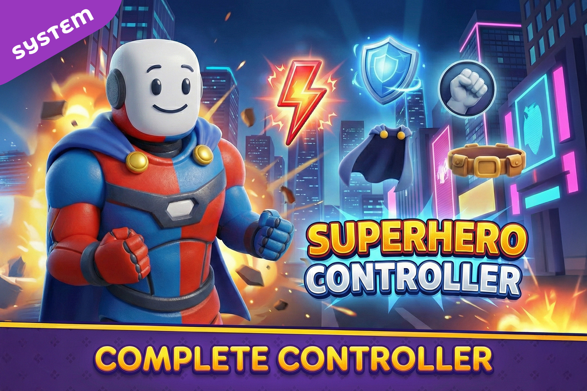 SuperHero Controller | Physics based SuperHero System & Template ...