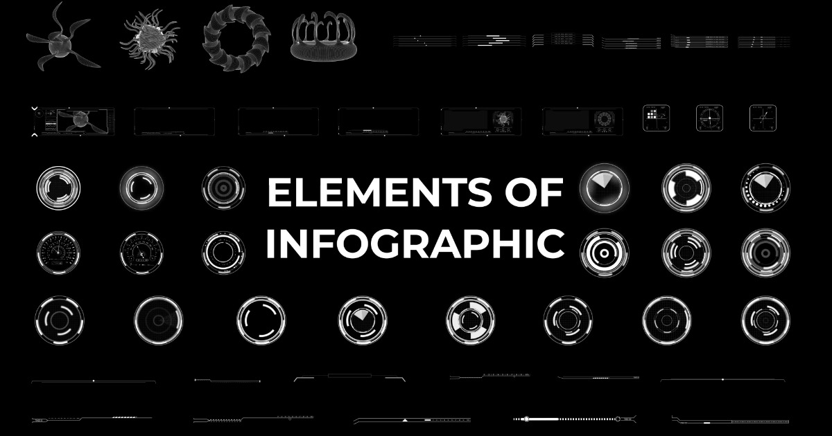 Elements Of Infographics 3 | 2D Textures & Materials | Unity Asset Store